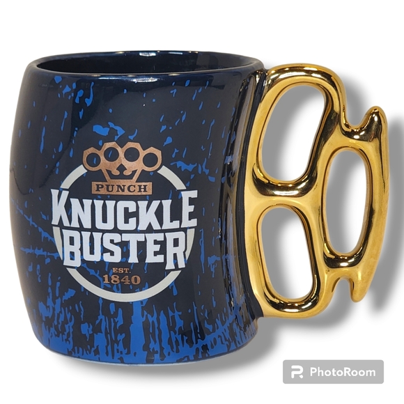 knuckle buster | Kitchen | Punch Knuckle Buster Mug Est 84 Blue And ...
